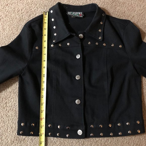 Lip Service | Jackets & Coats | Lip Service Black Studded Jacket | Poshmark